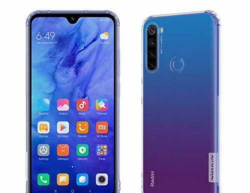 Силиконовый бампер Nillkin для Redmi Note 8T