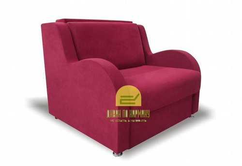 Кресло выкатное "Оптима-1" 70х190 красный велюр