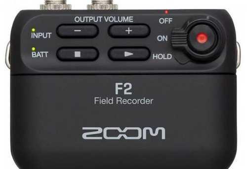 Zoom F2 Полевой аудиорекордер + петличный микрофон