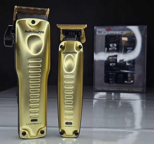 Babyliss Lo-Pro машинка + триммер gold fx, набор