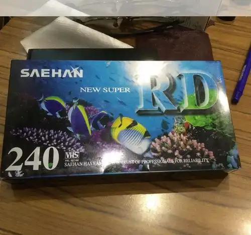 Видеокасета vhs saehan rd new super 240 мин