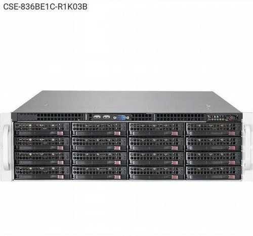 Корпус Supermicro SuperChassis 836BE1C-R1K03B Rack