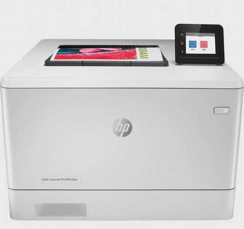 Принтер лазерный HP Color LaserJet Pro M454dw (W1