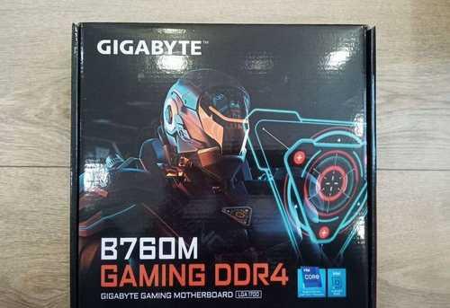 Материнская плата новая gigabyte B760M gaming DDR4