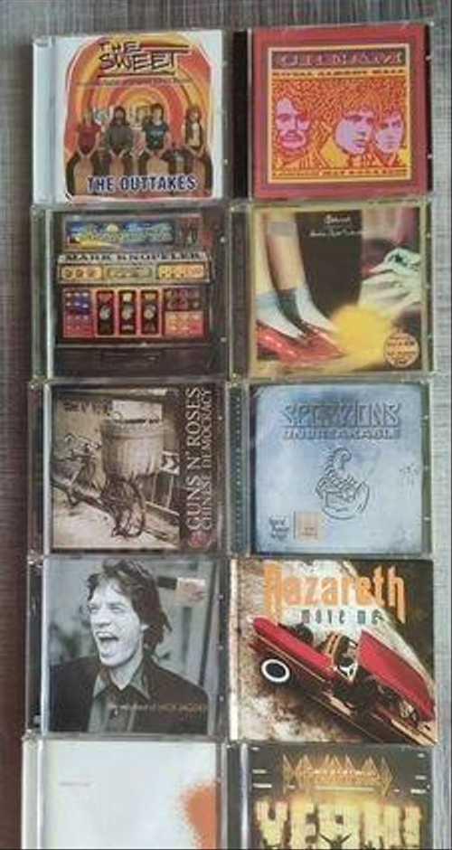 CD диски, блок 10шт, коллекционные