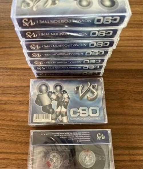 Аудиокассеты новые запечатанные VS c90