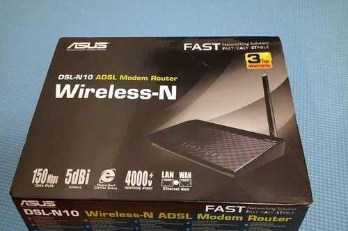 Роутер asus dsl-n10 adsl Modem Router Wireless-N