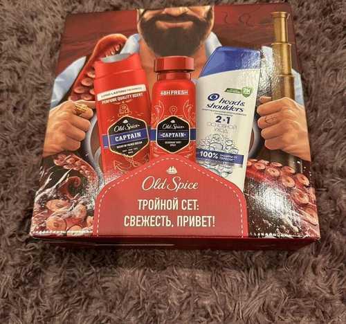 Подарочный набор old spice тройной сет