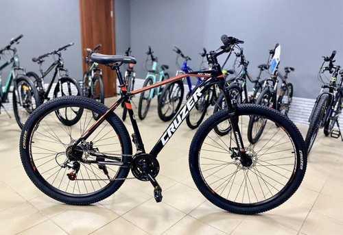 Скоростной велосипед Черный-оранжевый новый