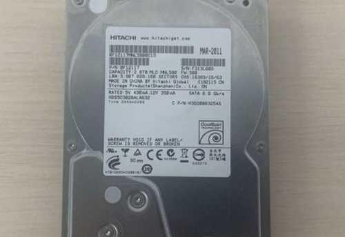 Hdd Hitachi 2 tb нерабочий
