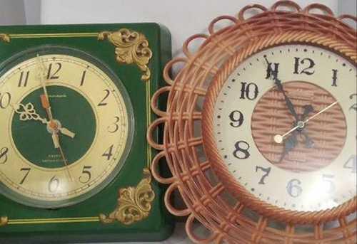 Часы настенные из СССР. Маяк кварц и Янтарь квар