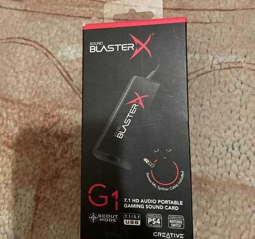 Внешняя звуковая карта Creative Sound BlasterX G1