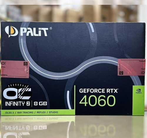 Видеокарта Palit RTX 4060 Infinity 2 (8GB) (новая)