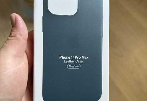Чехол Leather Case для iPhone 14 Pro Max Новый