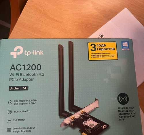 Wi-Fi адаптер + Bluetooth TP-link Archer T5E