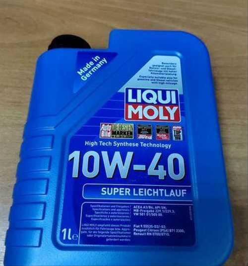 Масло Liqui Moly Leichtlauf Super 10W40 1л