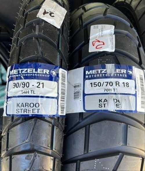 Metzeler karoo street 150/70-r18 + 90/90-r21