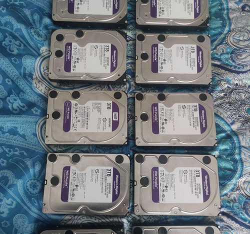 Жесткий диск wd purple 3 TB