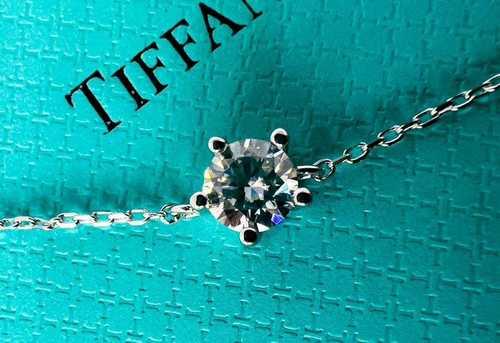 Tiffany браслет бриллиант муассанит 5,5мм серебро