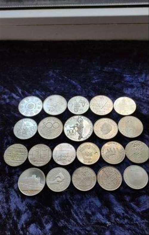 Монеты Европа серебро