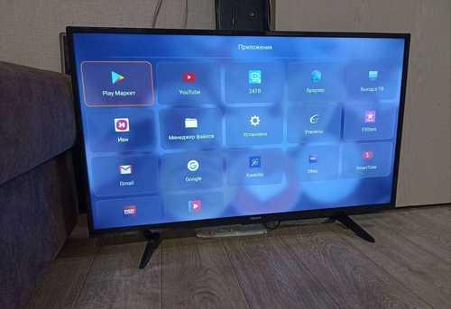 Телевизор Novex 39 дюймов 100 см SMART TV Wi-Fi HD
