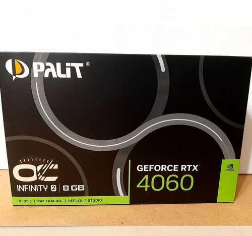 Коробка от видеокарты Palit RTX4060 infinity 2 OC