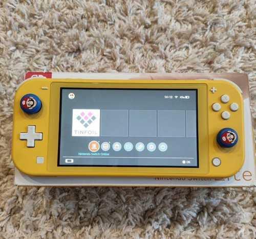 Прошитая Nintendo switch lite чип 128gb Стекло