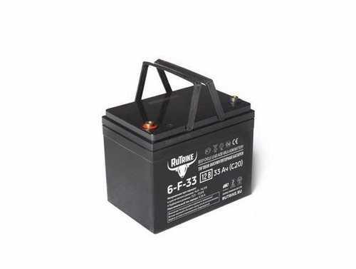 Тяговый аккумулятор GEL RuTrike 12V 33Ah
