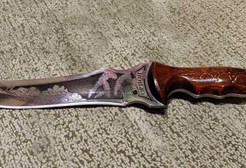 Кизлярский разделочный нож Орион с гравировкой