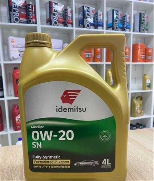 Масло моторное Idemitsu 0W20 SN/GF-5 - 4 л