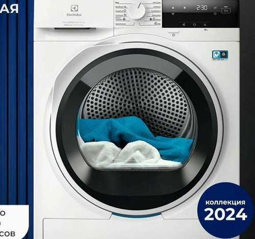 Сушильная машина Electrolux EW8D394ME, белый/черный