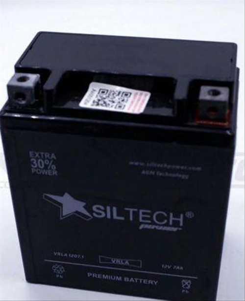 Аккумулятор siltech GEL1207.1 12V7AH о.п. (ytx7l-B