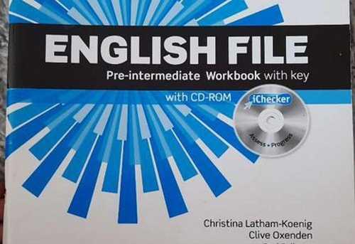 English file Pre intermediate учебник и тетрадь