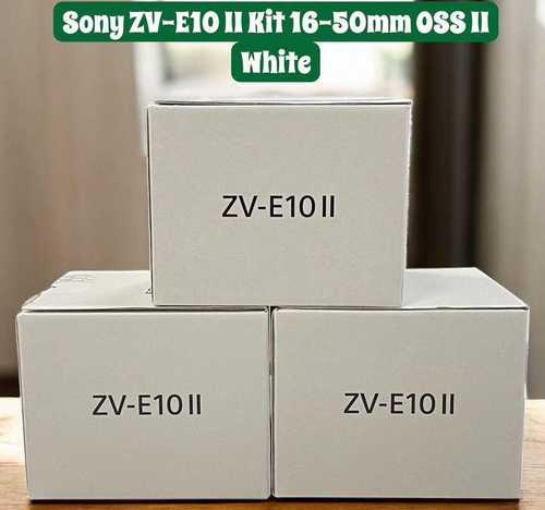 Sony ZV-E10 II Kit 16-50mm OSS II White