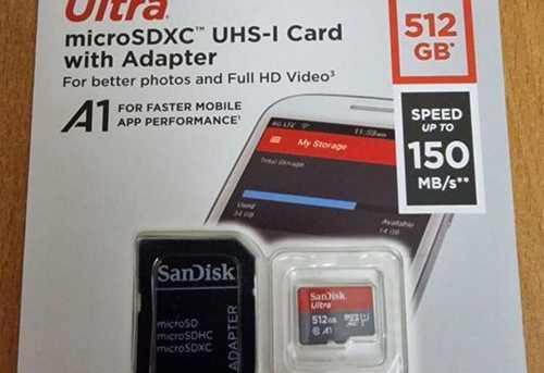 Новая USA SanDisk 512GB Ultra 150MB/s
