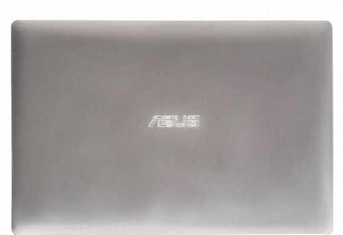 Задняя крышка Asus N550JV, Q550 серый металл с пет