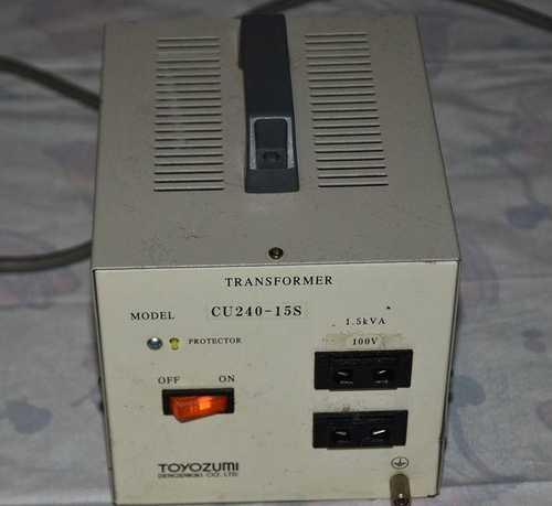 Трансформатор Toyozumi CU240-15S 230 - 100 В