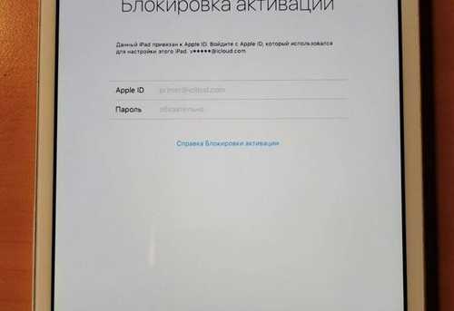 Apple iPad mini 1 16Gb заблокирован