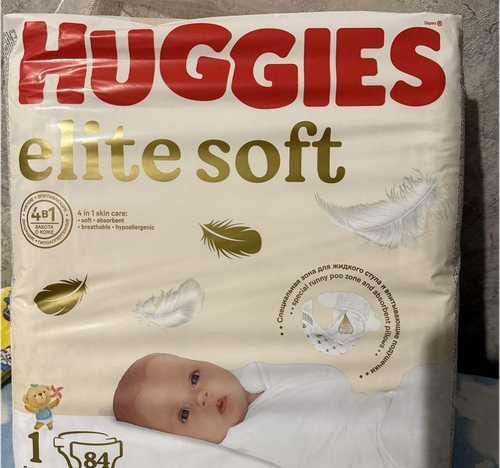 Подгузники huggies elite soft 1