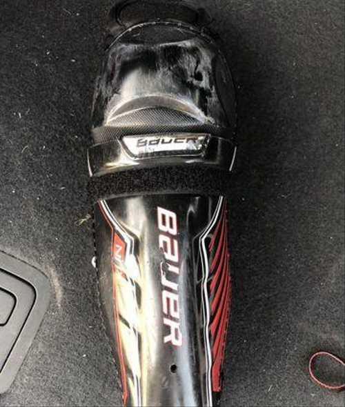 Детские хоккейные щитки bauer nsx, yth 9, 23 см