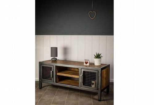 Тумба под телевизор в стиле лофт