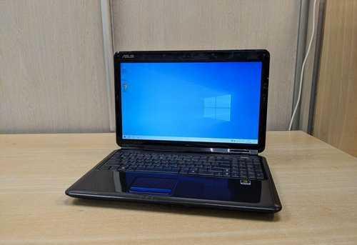 Asus K50IE Core 2 Duo T5900 Озу 4GB 15.6" Win 10