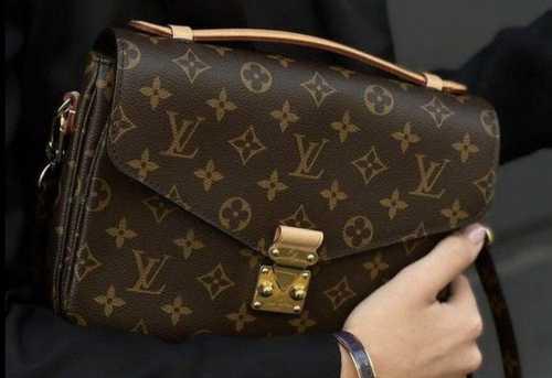 Сумка louis vuitton pochette Metis кожа