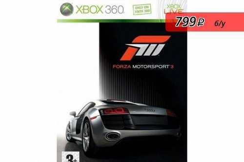 Б/у Forza 3 Motorsport (Xbox 360, русские субтитры