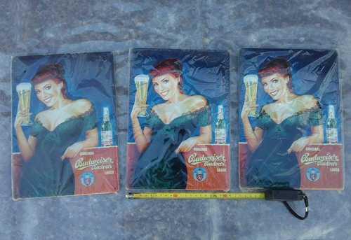 Пивная табличка Budweizer
