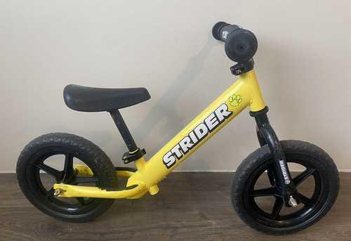 Беговел Strider 12 Sport желтый