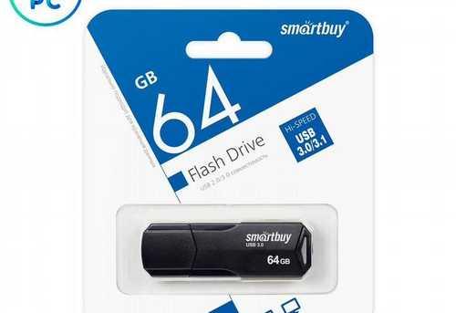 Флеш диск 64GB Smartbuy clue Black USB 3.0
