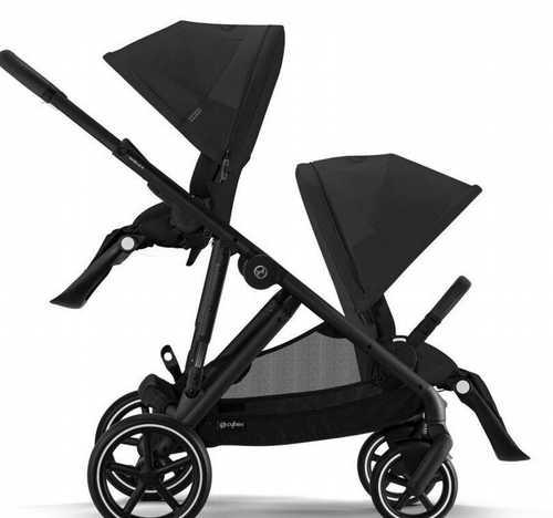 Коляска для двойни Cybex Gazelle Moon Black