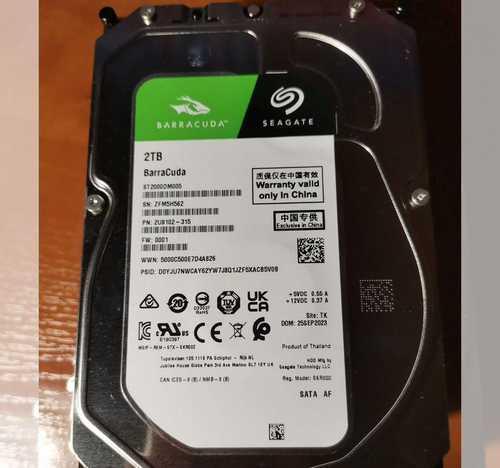 Жесткий диск Seagate Barracuda 2 тб