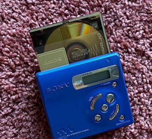 Плеер MD минидиск Sony mz-r501 mini disk